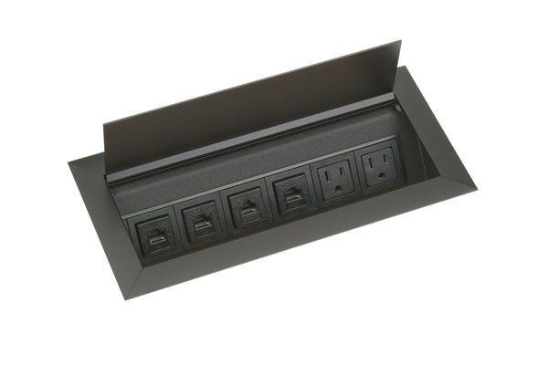 Data socket - PCS54 - Doug Mockett & Co. - multiple / recessed / metal