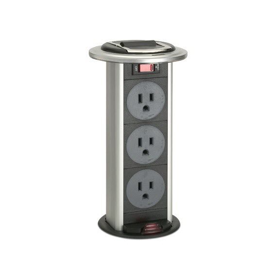 Data socket - PCS34 - Doug Mockett & Co. - power / recessed / metal