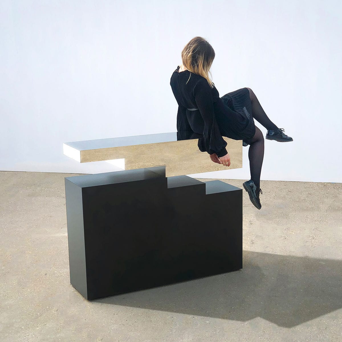 Contemporary sideboard table - Impossible - Duffy London - polished ...