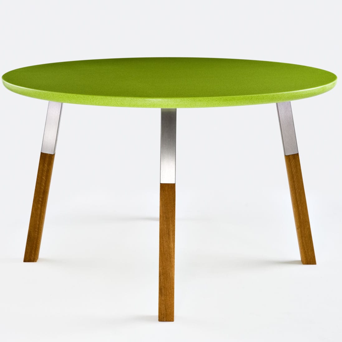 Contemporary dining table - DINE - DURAT - wooden / Solid Surface / round