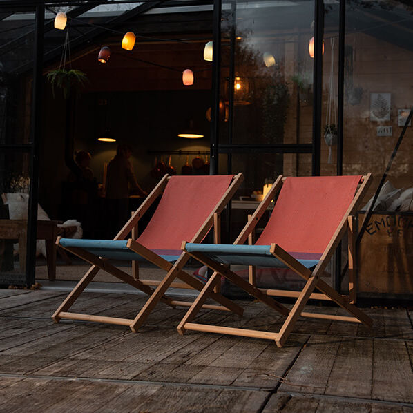 Contemporary deck chair - THE BEACH - dutchtub - not specified