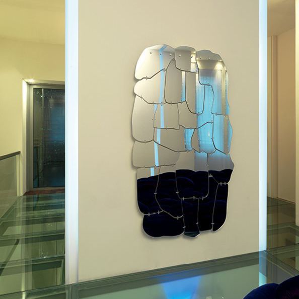 Wall-mounted mirror - MIRAGGIO - edra - original design / methacrylate ...