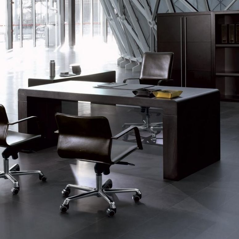 Executive desk - FUSION - ENRICO PELLIZZONI - free-standing ...