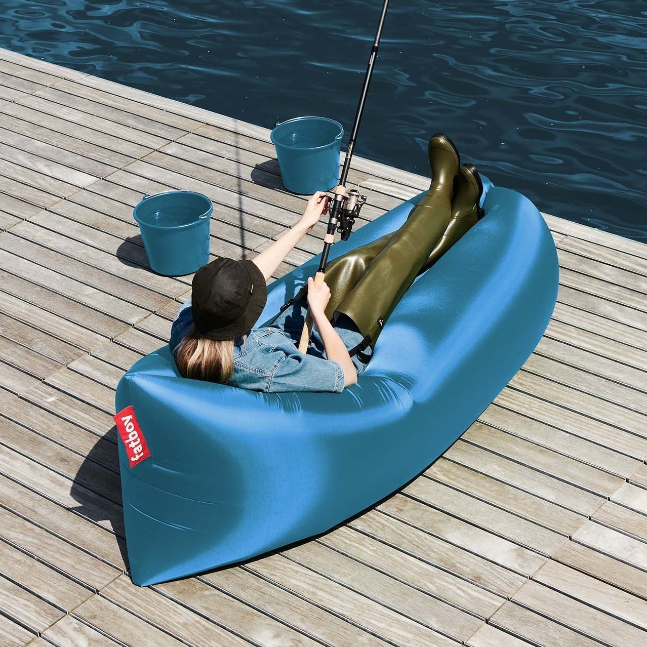 Inflatable Air Sofa Fatboy Original Lamzac Inflatable Air Seat/Sofa ...