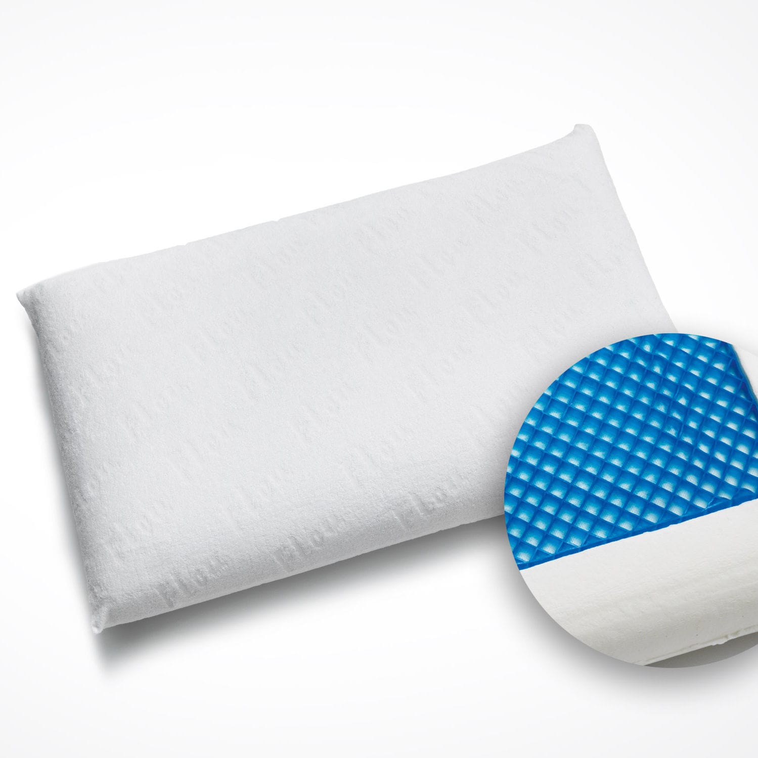 Ergonomic pillow - MEMOFORM AIR - Flou - cotton / rectangular / home