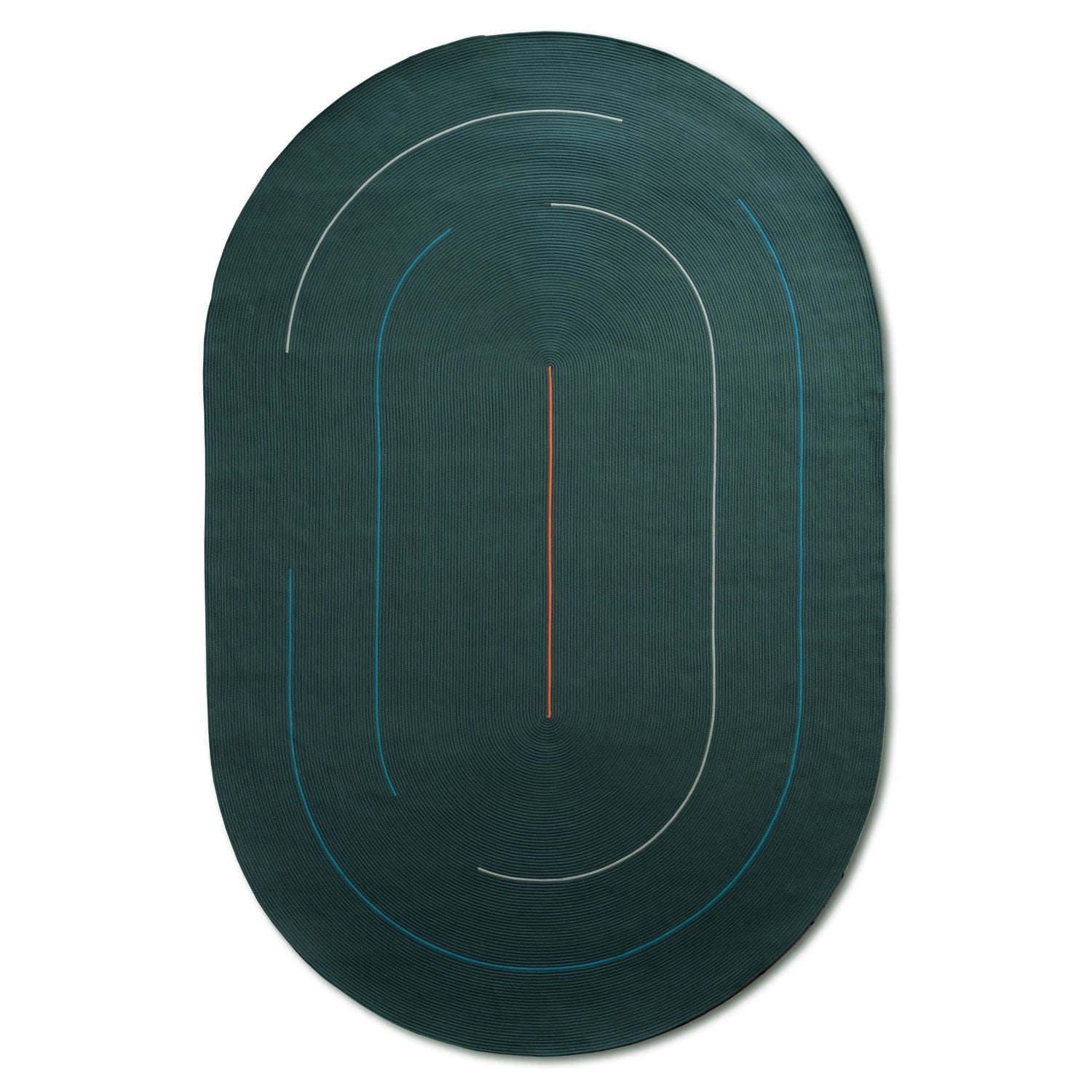 Contemporary rug - Hula Hoop Track - G.T.DESIGN - striped / plain ...