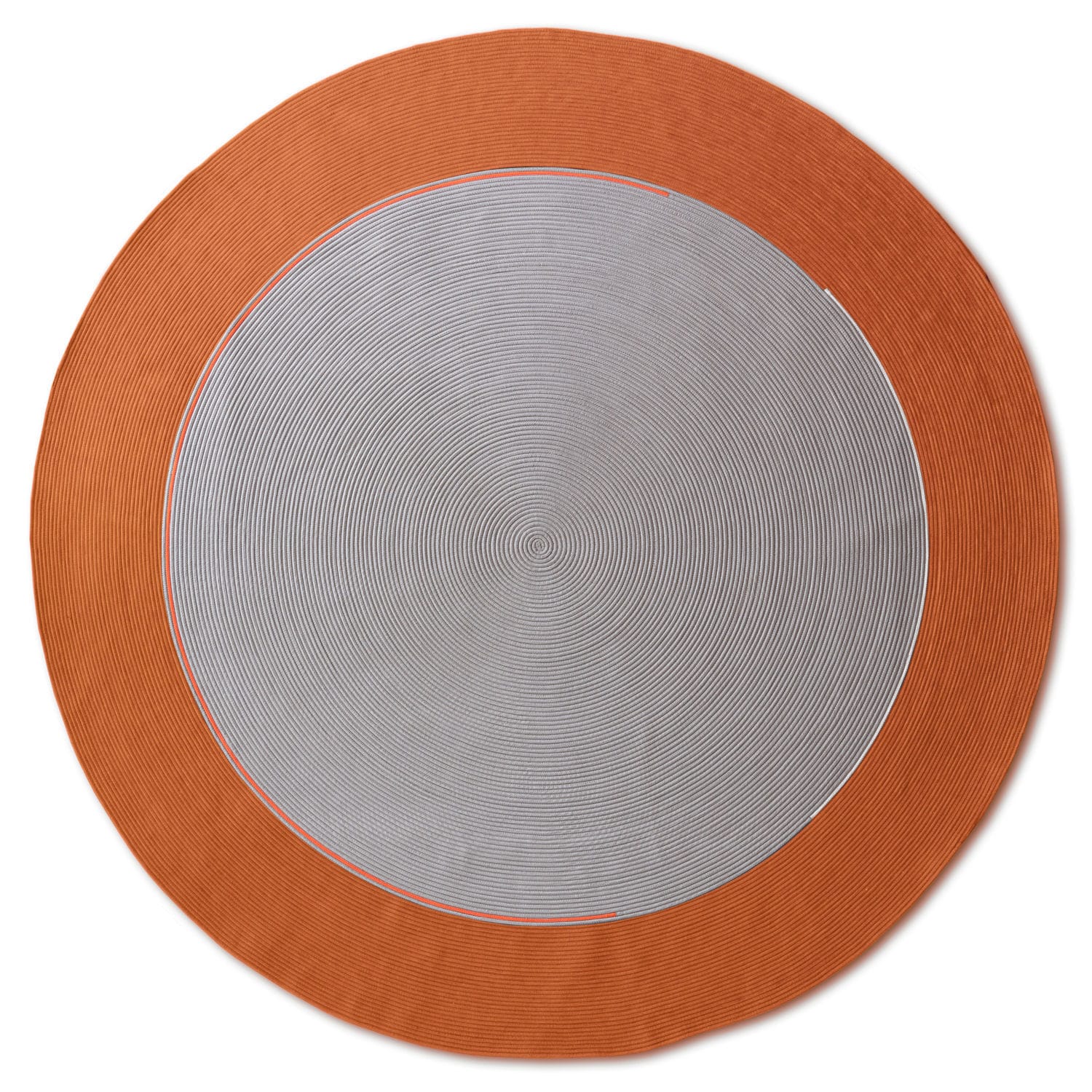 Contemporary rug - Hula Hoop Frame - G.T.DESIGN - geometric / plain / round