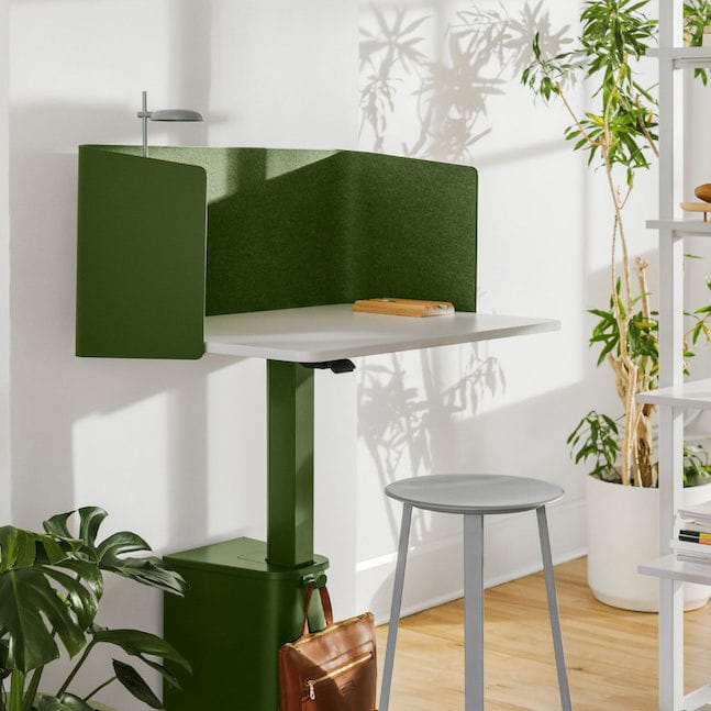 Workstation desk - OE1 MICRO PACKS - Herman Miller - with post ...