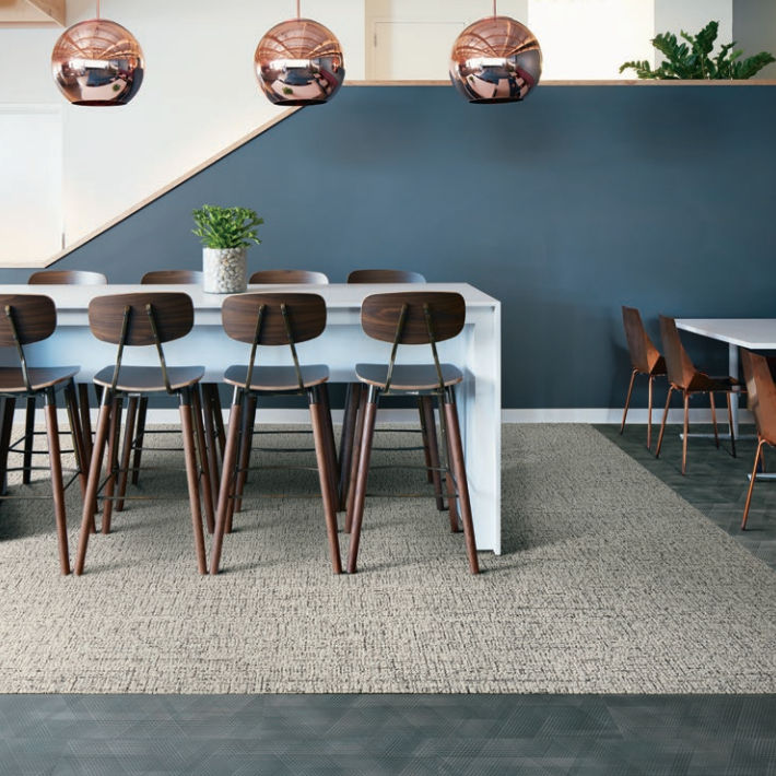 Carpet tile - HAPTIC - Interface - tufted / loop pile / structured