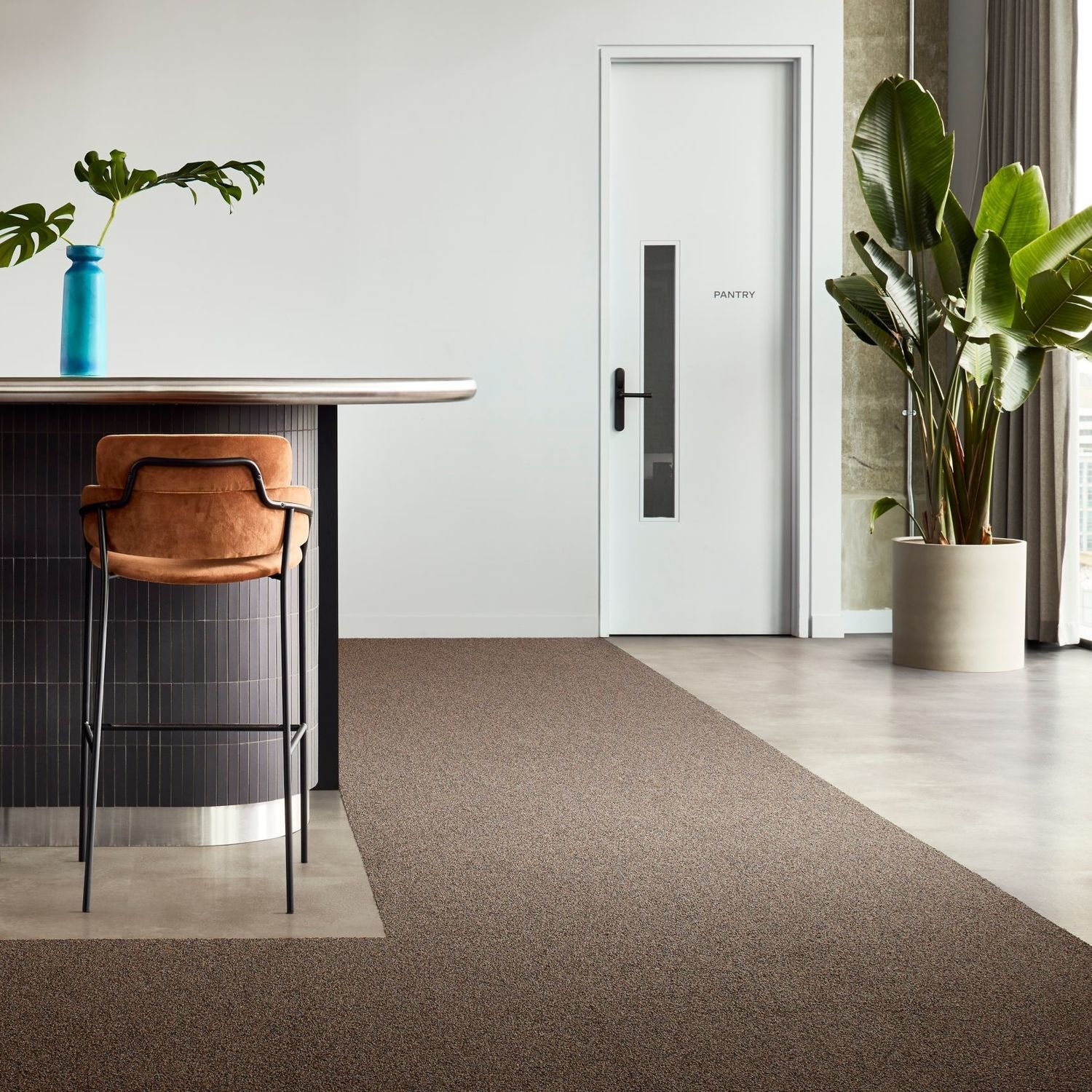 Carpet tile - DOVER STREET - Interface - loop pile / polyamide / plain