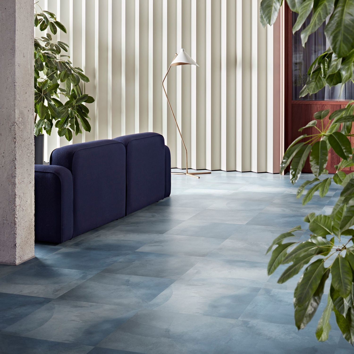 Vinyl flooring - IRIDESCENCE - Interface - indoor / for living rooms ...