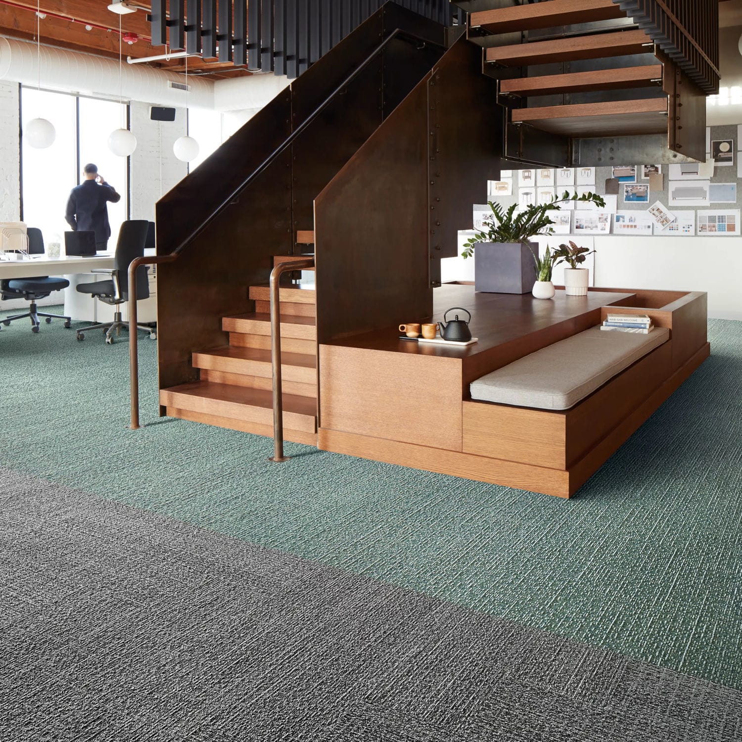 Tufted carpet - SHISHU STITCH - Interface - loop pile / structured ...