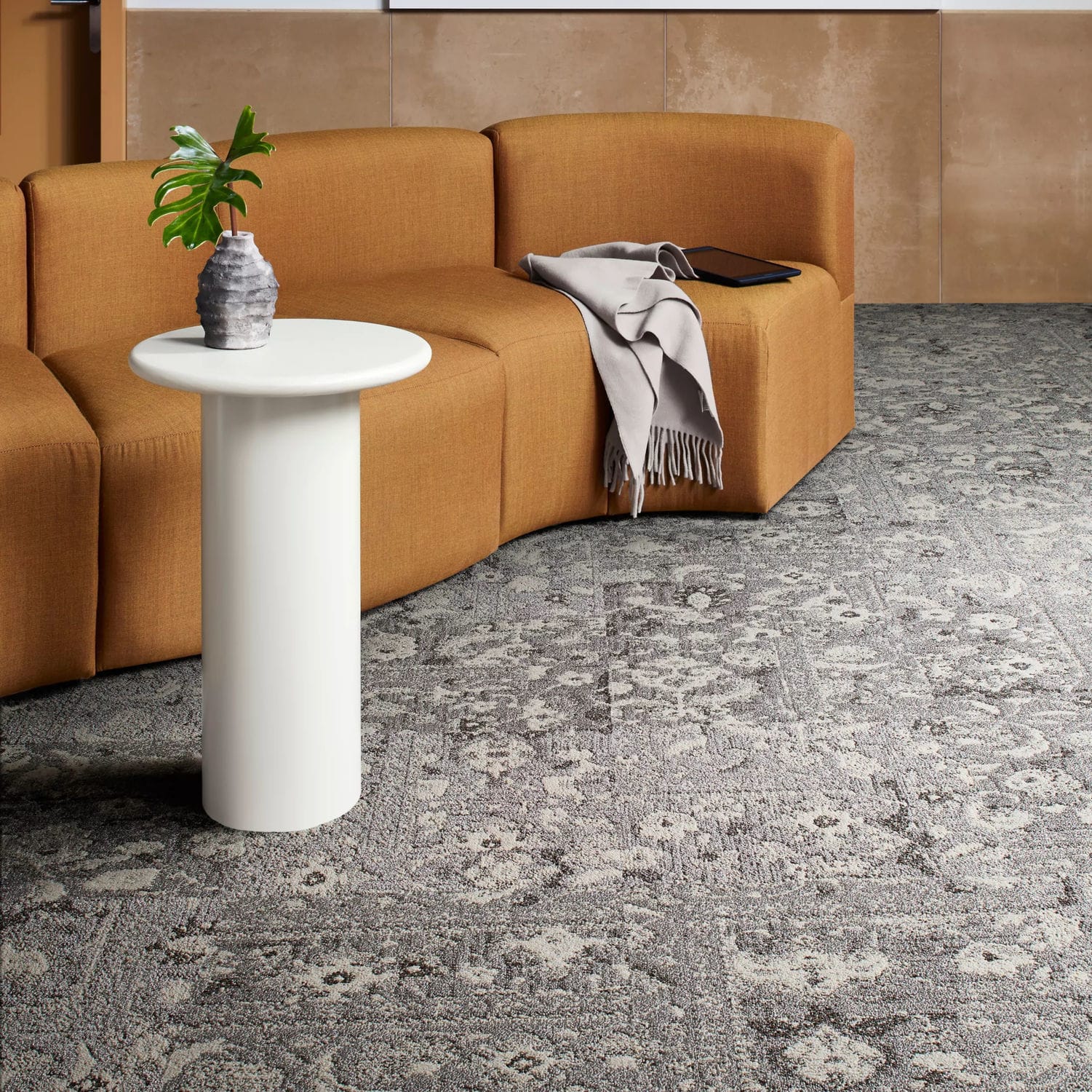 Carpet tile - FORTNIGHT - Interface - tufted / loop pile / structured
