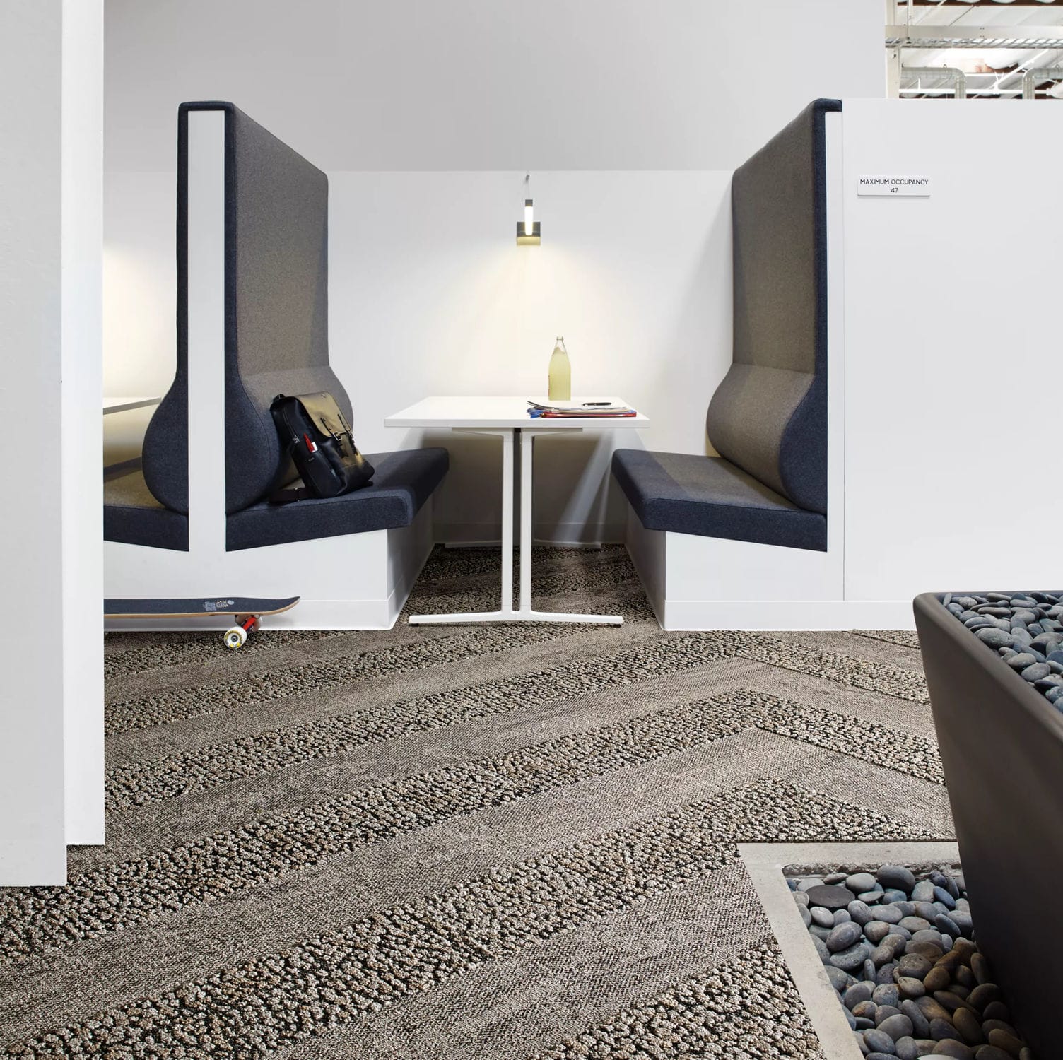 Carpet tile - HN840 - Interface - tufted / loop pile / structured