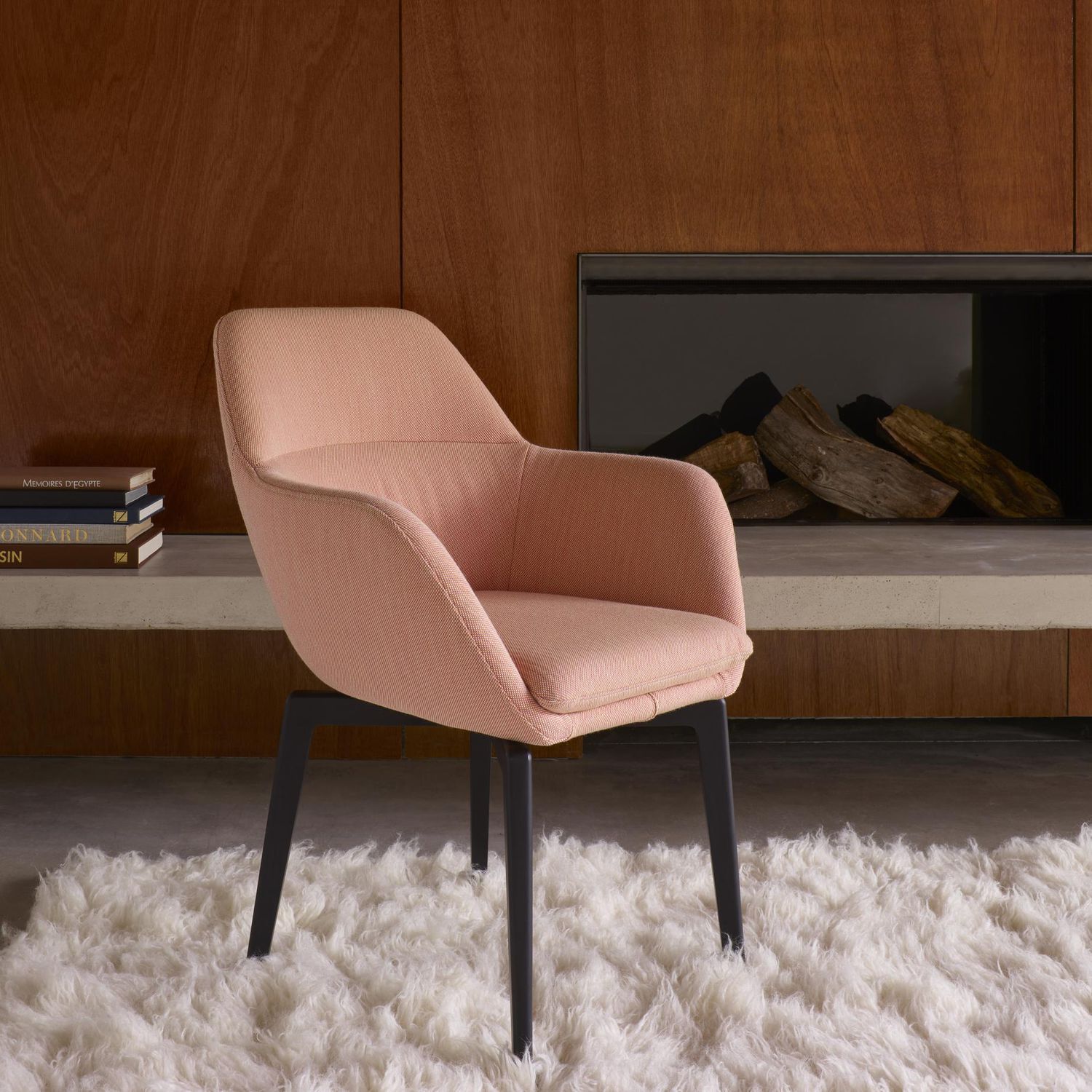 Contemporary dining chair - AMÉDÉE - Ligne Roset - indoor / fabric ...