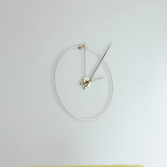 Contemporary clock - PIK - Ligne Roset - wall-mounted / analog ...
