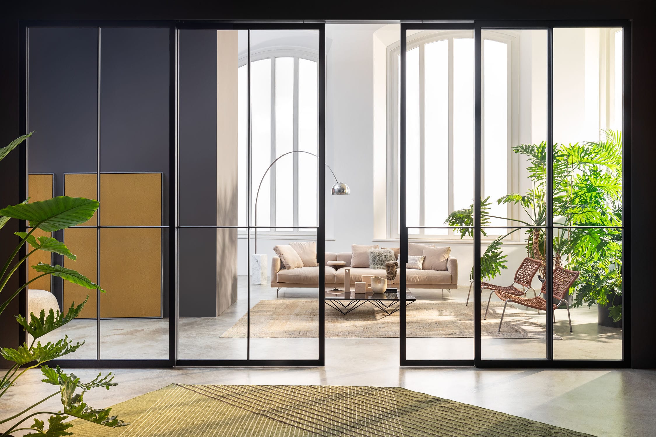 Aluminum sliding system - SKYE - Lualdi - door / home