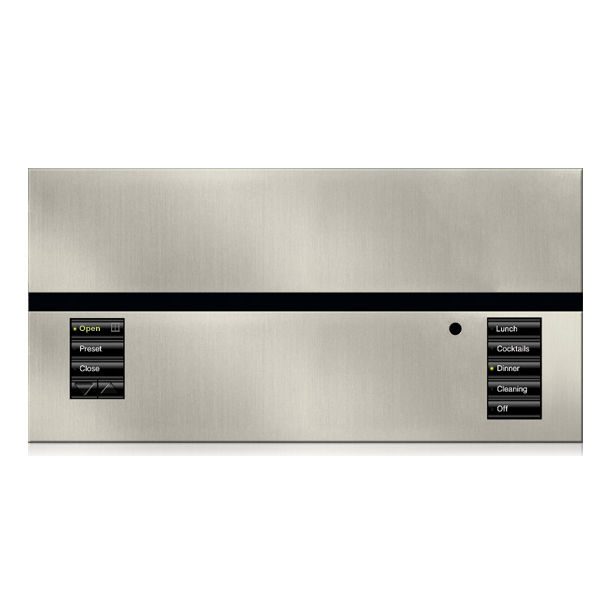 Home automation system control keypad - GRAFIK EYE QS - LUTRON ...