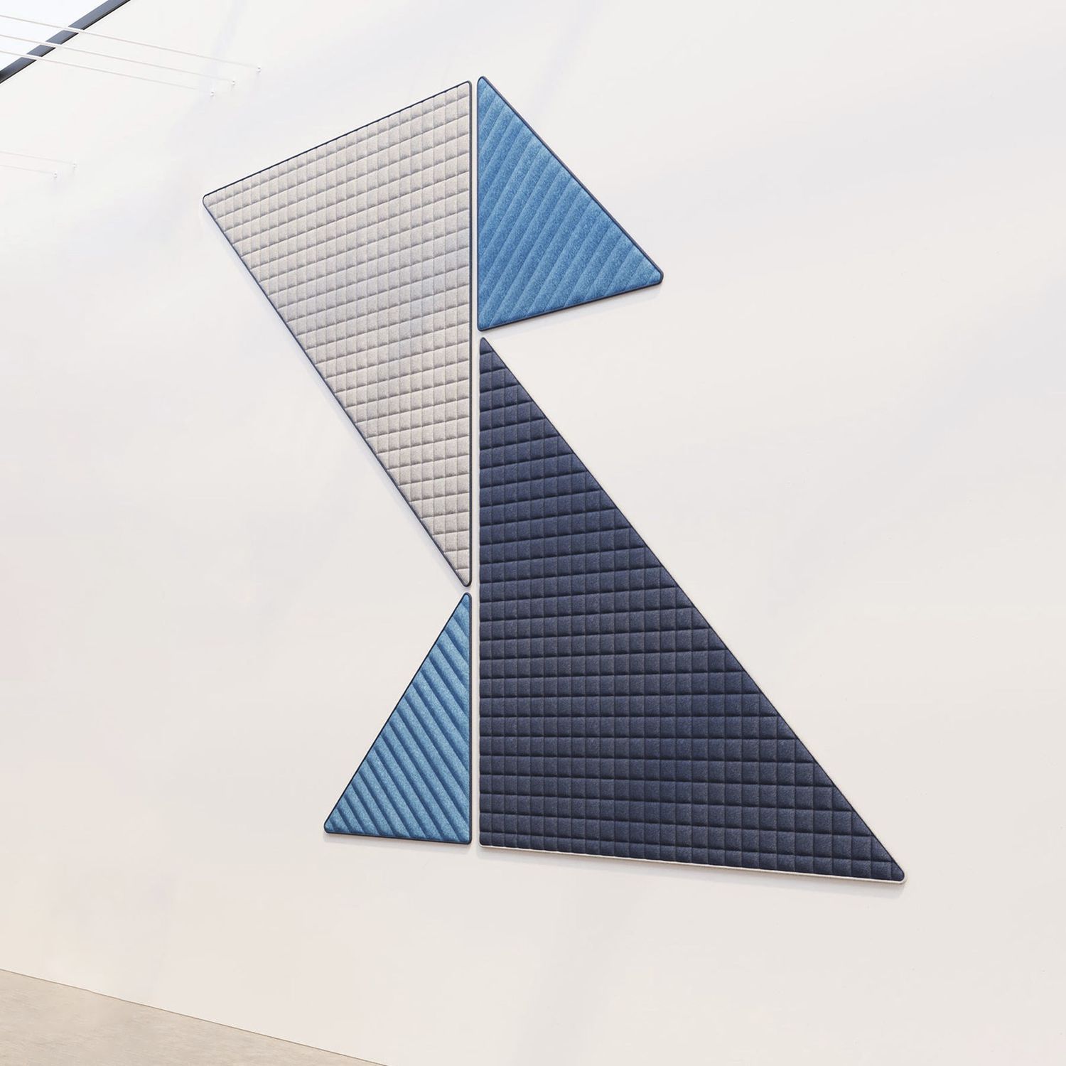 PET acoustic baffle - QuiltForms 27" - MIO - recycled plastic / wall ...