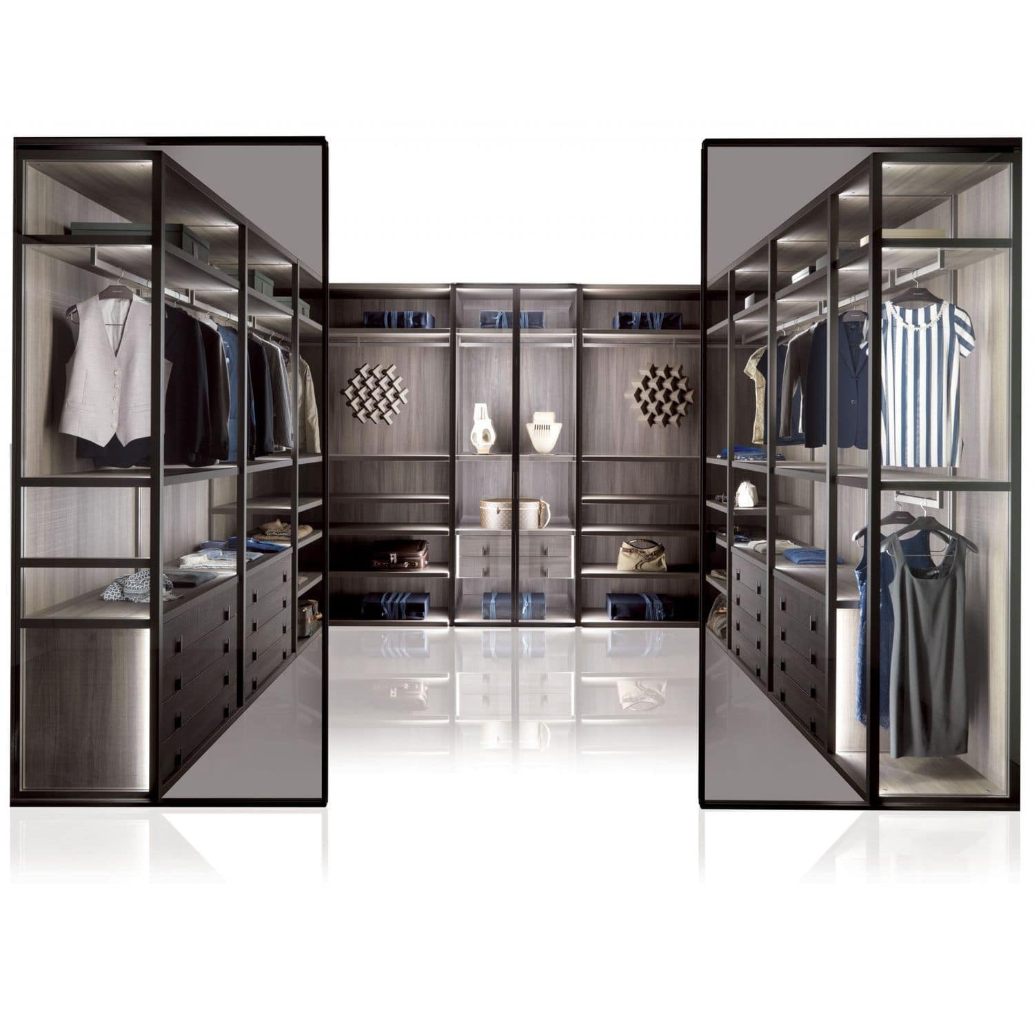 Corner walk-in wardrobe - PALO ALTO I-BOX - MisuraEmme SpA ...