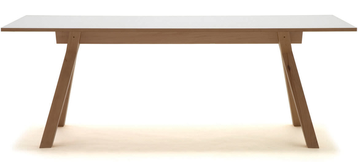 Contemporary table - V - Modus - wooden / rectangular