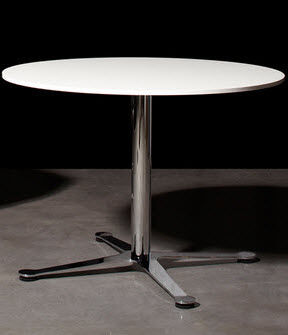 Contemporary table - GECKO - Modus - HPL / round / 100% recyclable