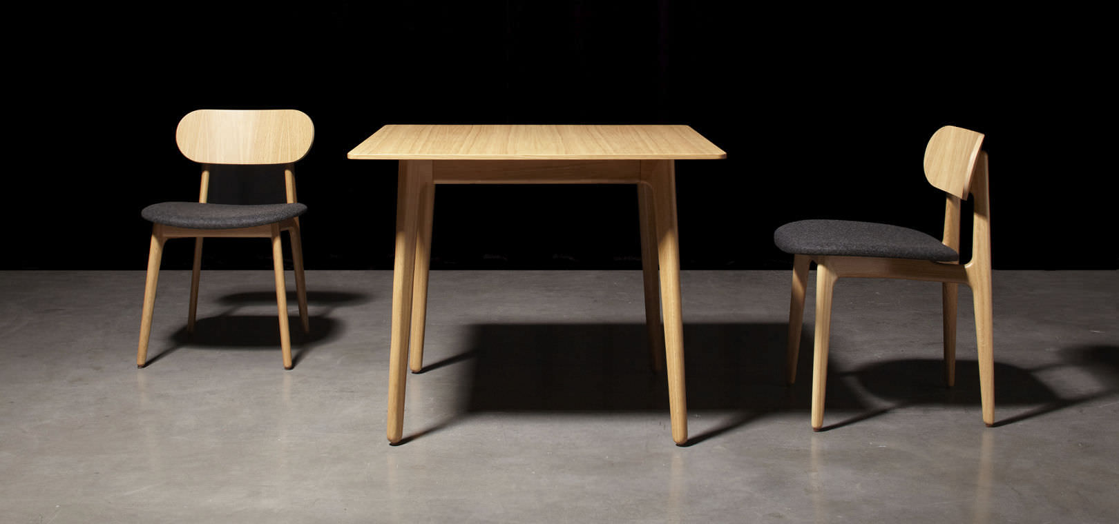 Contemporary dining chair - PLC - Modus - wooden / upholstered / commercial