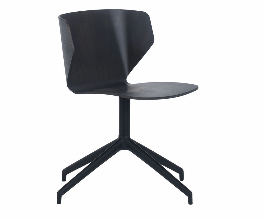 Contemporary chair - HOLD - Modus - fabric / star base / swivel