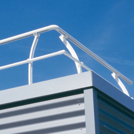 Aluminum railing - GARDAL FA - Horizal - with bars / outdoor / for patio