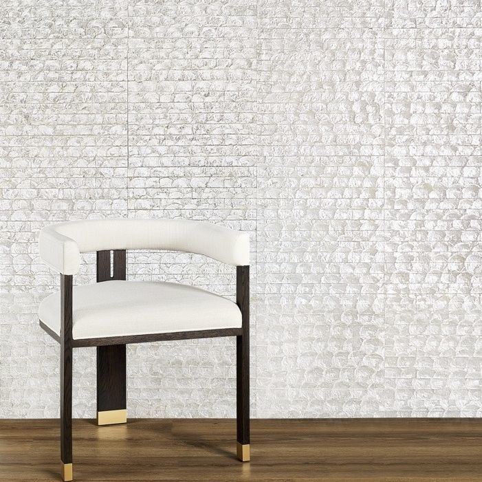 Shell tile - Classic Capiz - Phillip Jeffries - high-gloss / indoor / wall