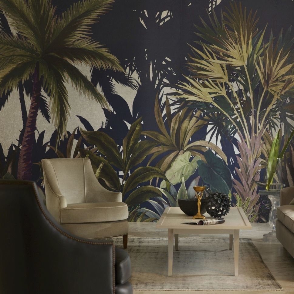 Contemporary wallpaper - Arboretum - Phillip Jeffries - silk / linen ...