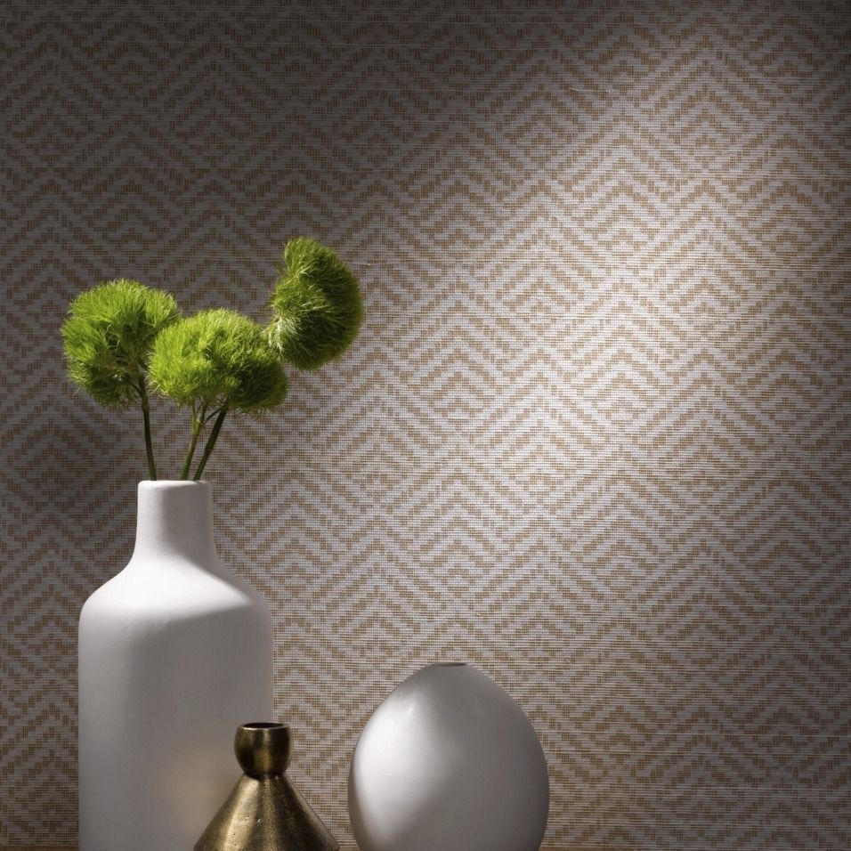 Interior wall-covering - Abaca Shadows - Phillip Jeffries - textile / natural fiber / canvas