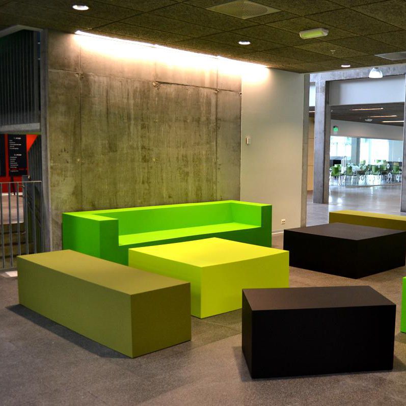 Contemporary upholstered bench - CLUB 02 - SDC_lab - fabric / leather ...