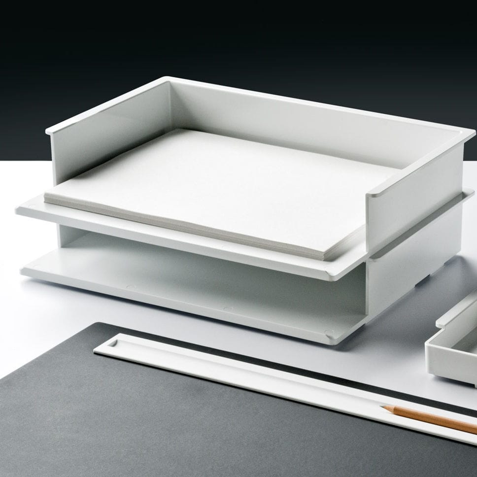 Technopolymer office supply box - STANDARD - REXITE - aluminum