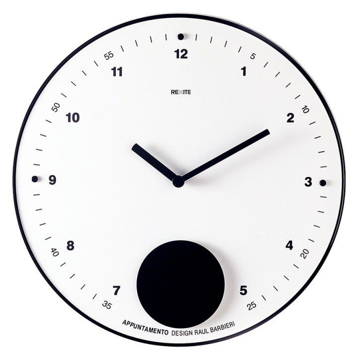 Contemporary clock - APPUNTAMENTO - REXITE - wall-mounted / analog ...