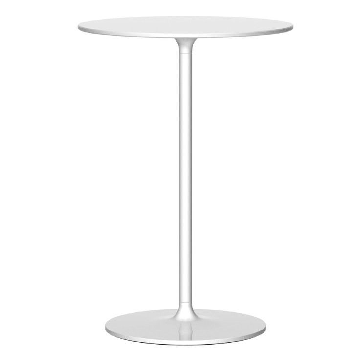 Contemporary high bar table - POPPY - REXITE - crystal / painted steel ...