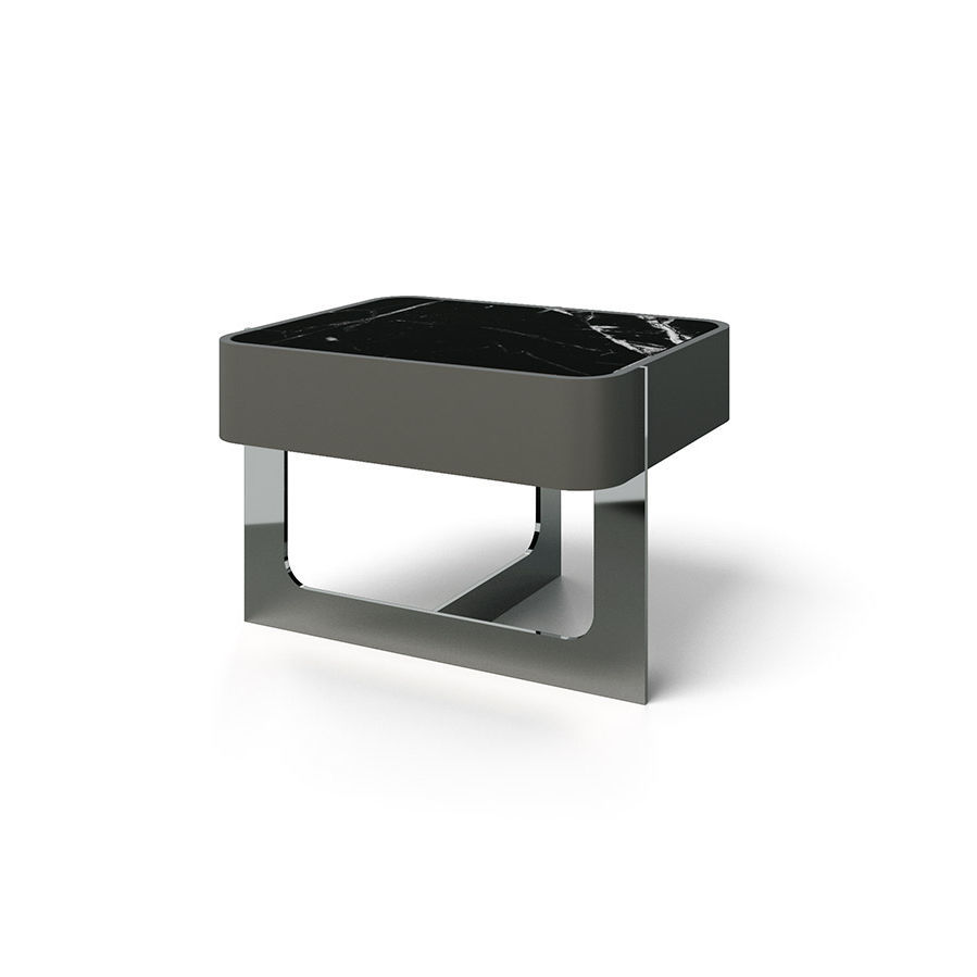 Contemporary side table - Sing Sing - Rossi di Albizzate - marble ...