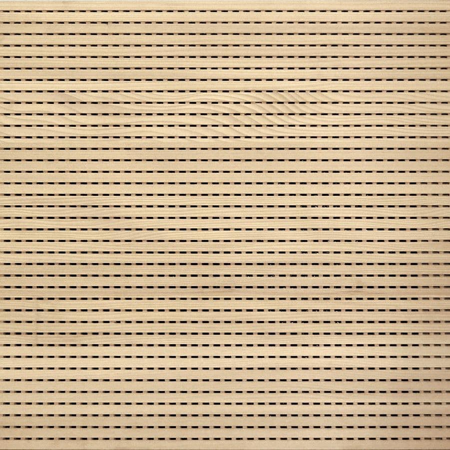 Acoustic wall panel - FINGER-JOINTED LINEAR - Admonter - for ceiling ...