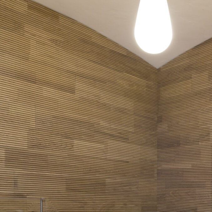 Acoustic wall panel - FINGER-JOINTED PREMIUM - Admonter - oak ...