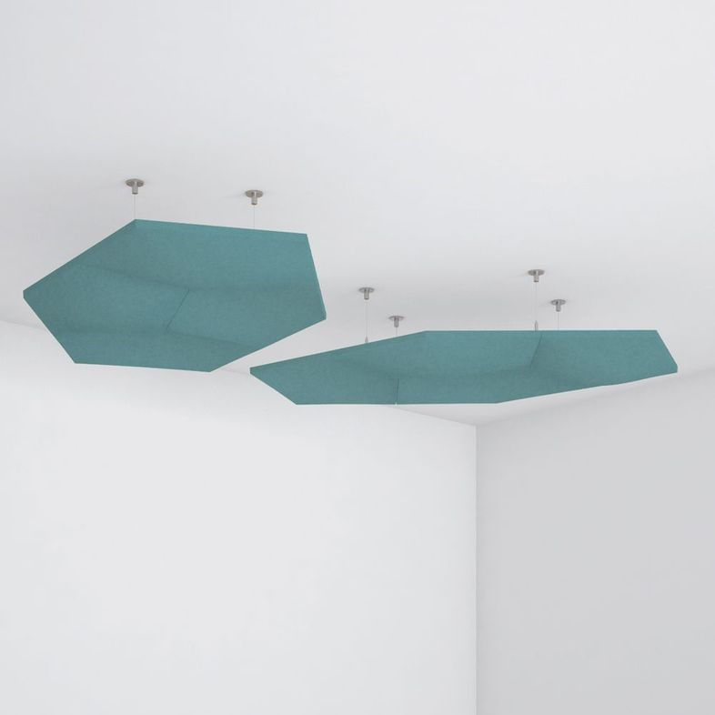 Felt suspended ceiling - 400.43 - 3Form - tile / indoor / acoustic