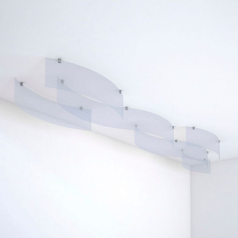 Resin suspended ceiling - SHAPES SAILS - 3Form - floating / indoor ...