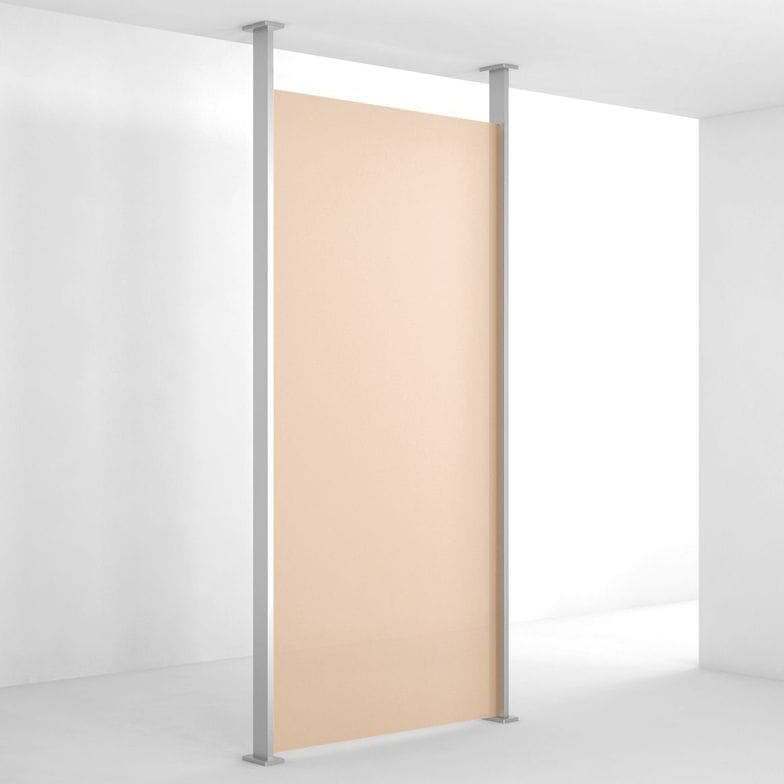 Fixed partition - ILTUO - 3Form - aluminum / glass / resin