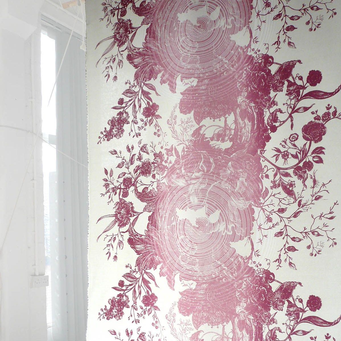 Upholstery fabric - TREE OF LIFE - Timorous Beasties - floral pattern ...