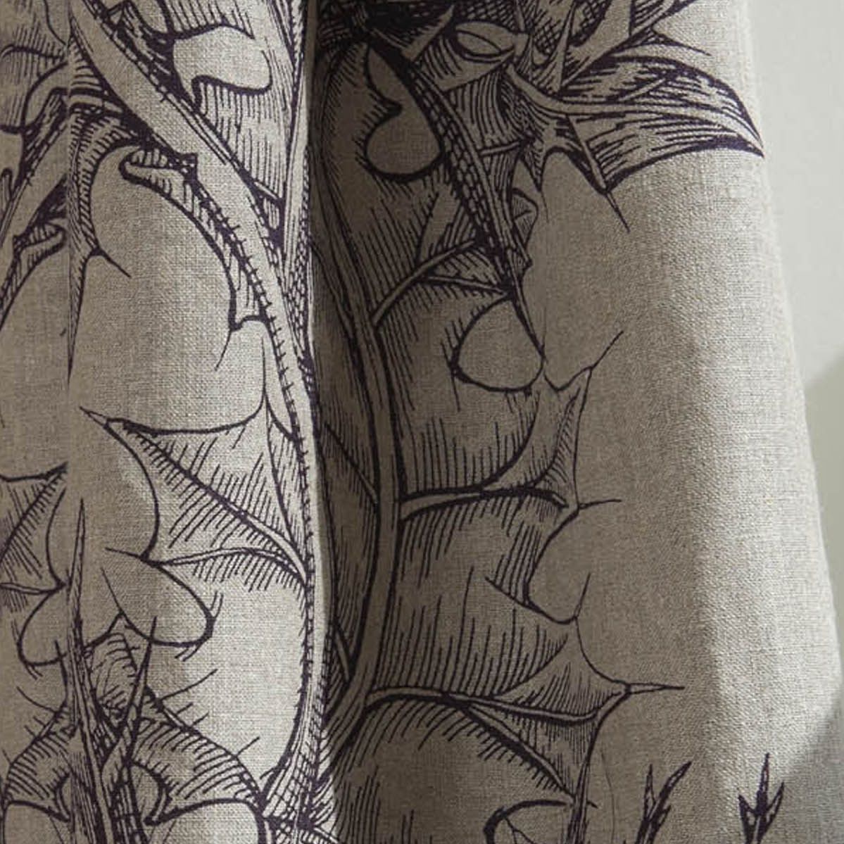 Upholstery fabric - THISTLE - Timorous Beasties - for curtain / floral ...