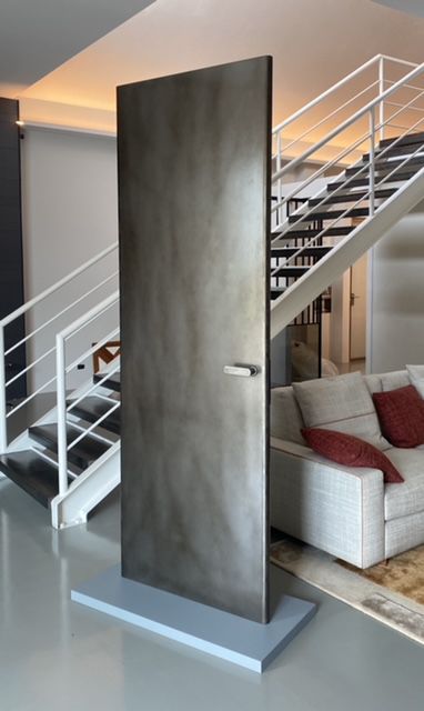 Interior door - Rever laccato piombo - TreP Srl - wooden / swing ...