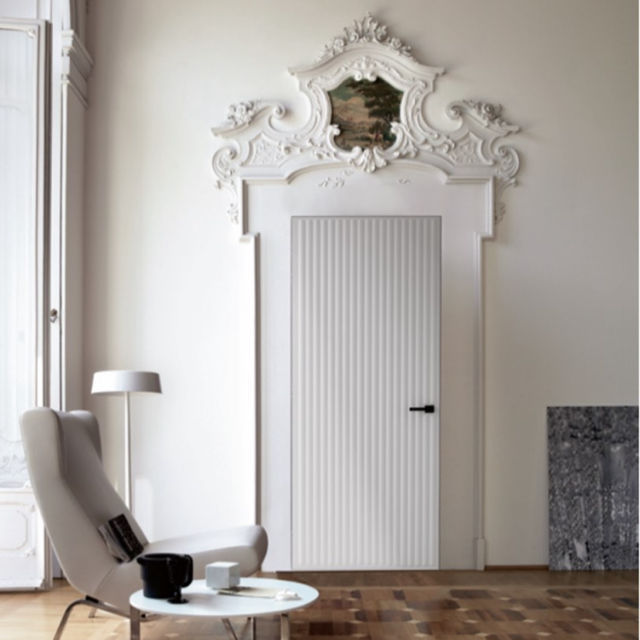 Interior door - Olympia (rasomuro) - TreP Srl - MDF / wood veneer / swing