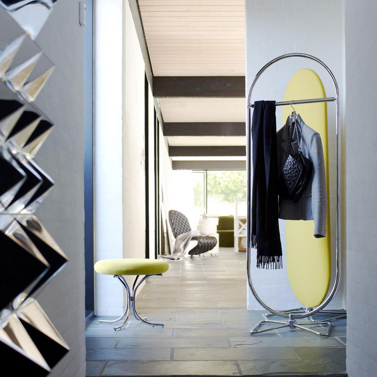 Floor-mounted valet stand - SYSTEM 123 - VerPan - steel / contemporary