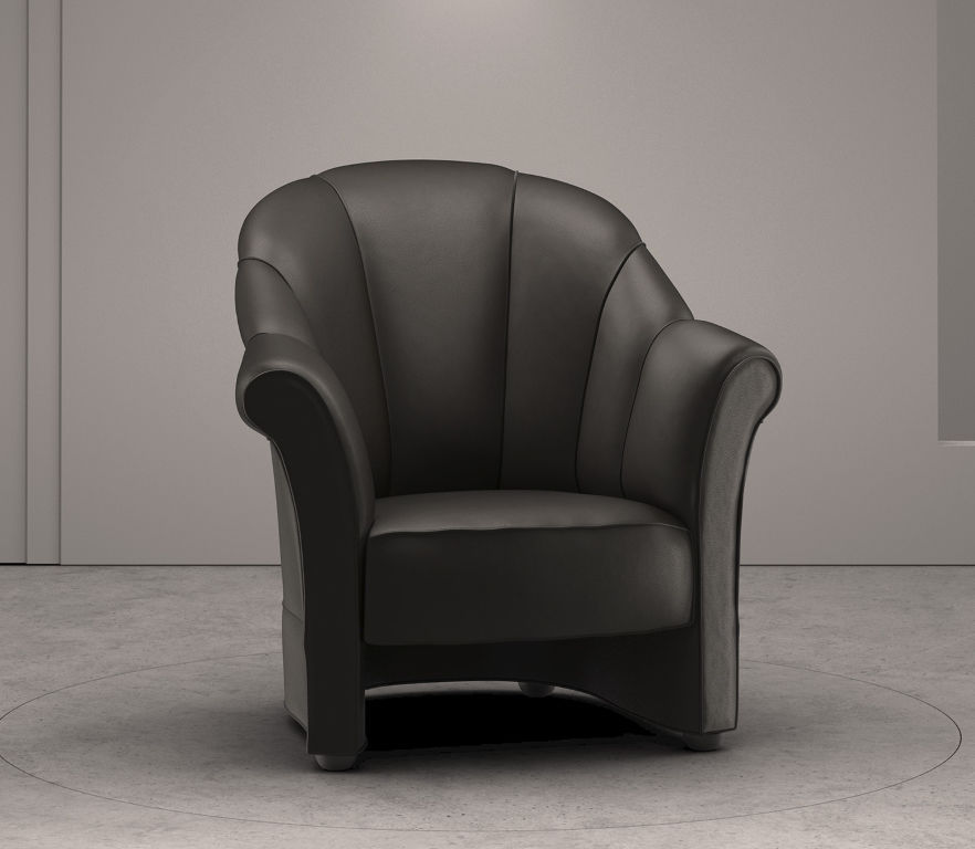 Art Deco armchair - Haus Koller - Wittmann - fabric / wooden ...