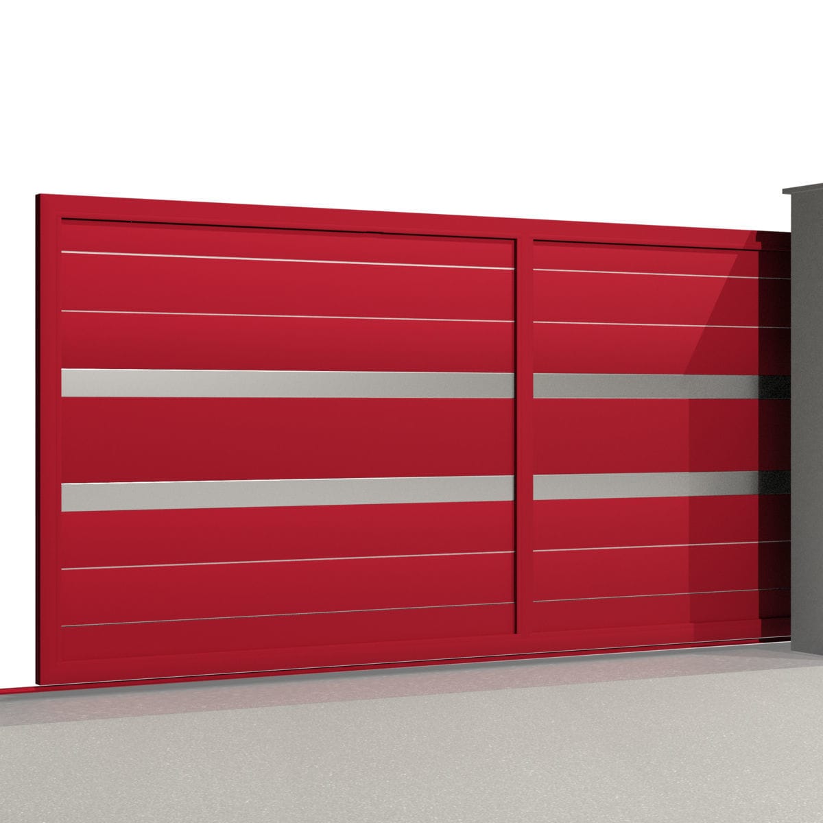 Sliding gate - Élégance HARMONIE C009 - Gates-Creations - right / left ...
