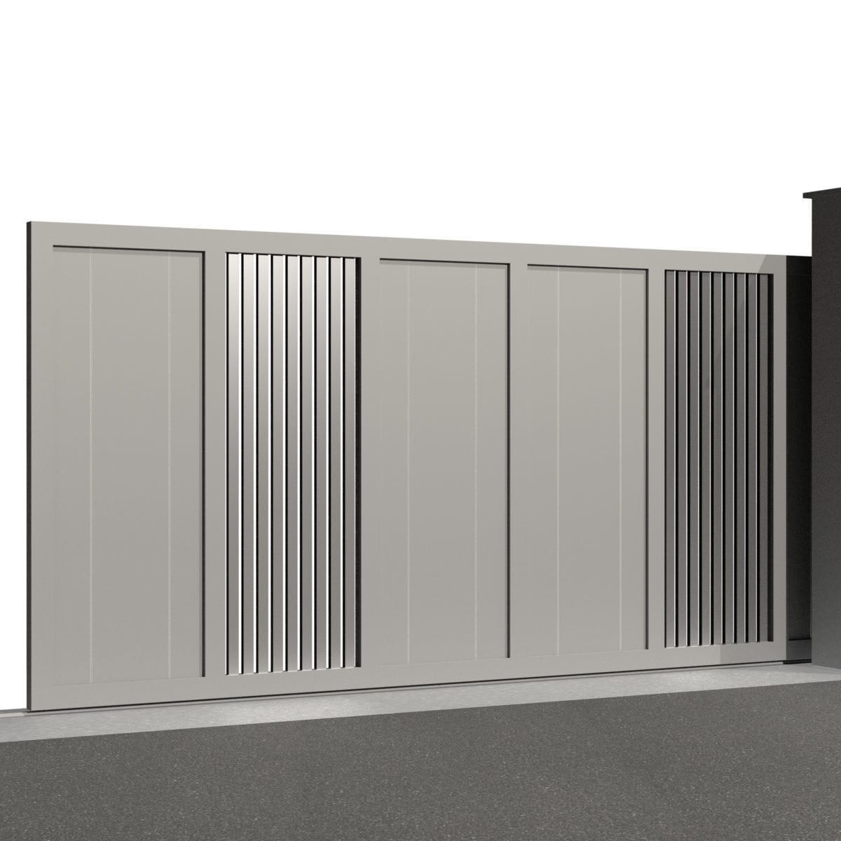 Sliding gate - Trésor DIAMANT C015 - Gates-Creations - right / left ...